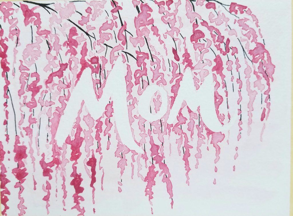 Watercolor Mother's Day Card Tutorial by Joanne Groff