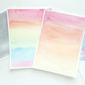 C and Candelabra, A study of letters and watercolor by Joanne Groff