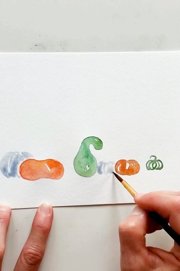 How to Draw Pumpkin Sketches with Fall Words - The Painted Pen