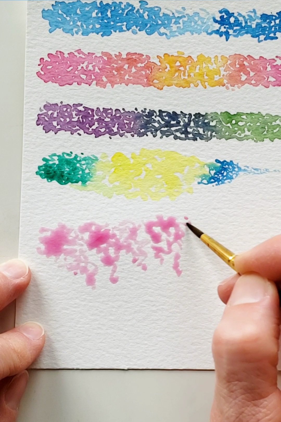 How to Use Stippling for Watercolor Texture - all about lazy stippling ...