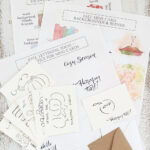 DIY Fall Mini Cards Watercolor Kit - The Painted Pen