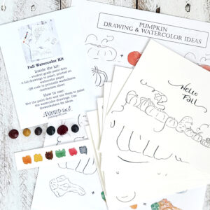 DIY Fall Watercolor Kit - The Painted Pen